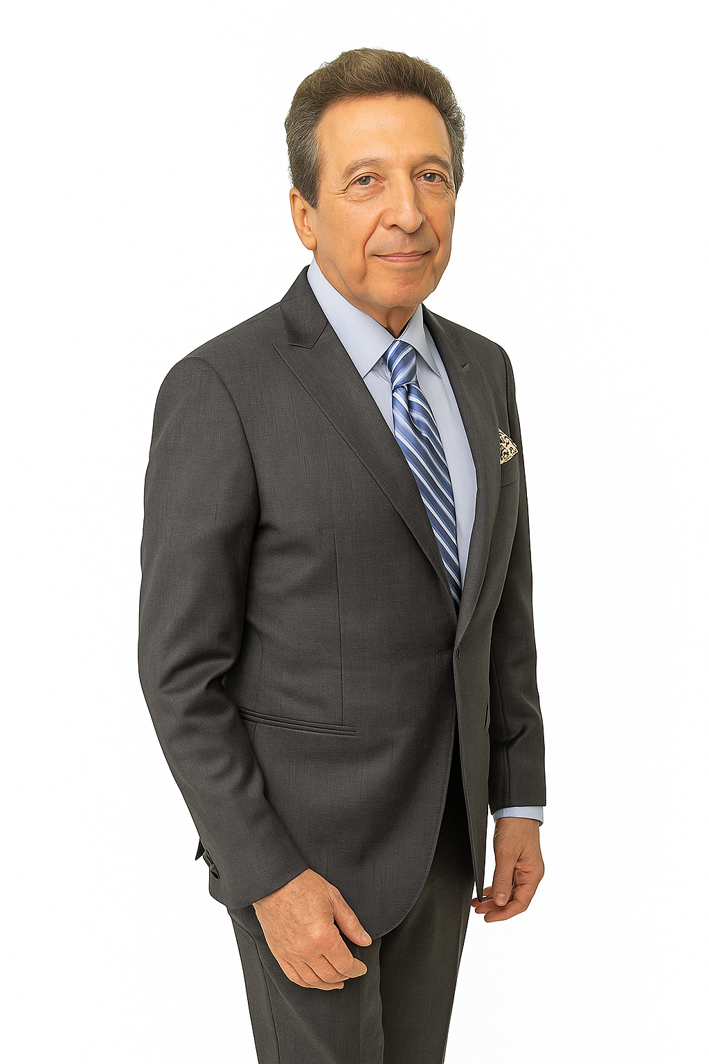 Men's 1 Button Slim Fit Peak Lapel Charcoal Grey ~ Medium Gray Wool Su ...