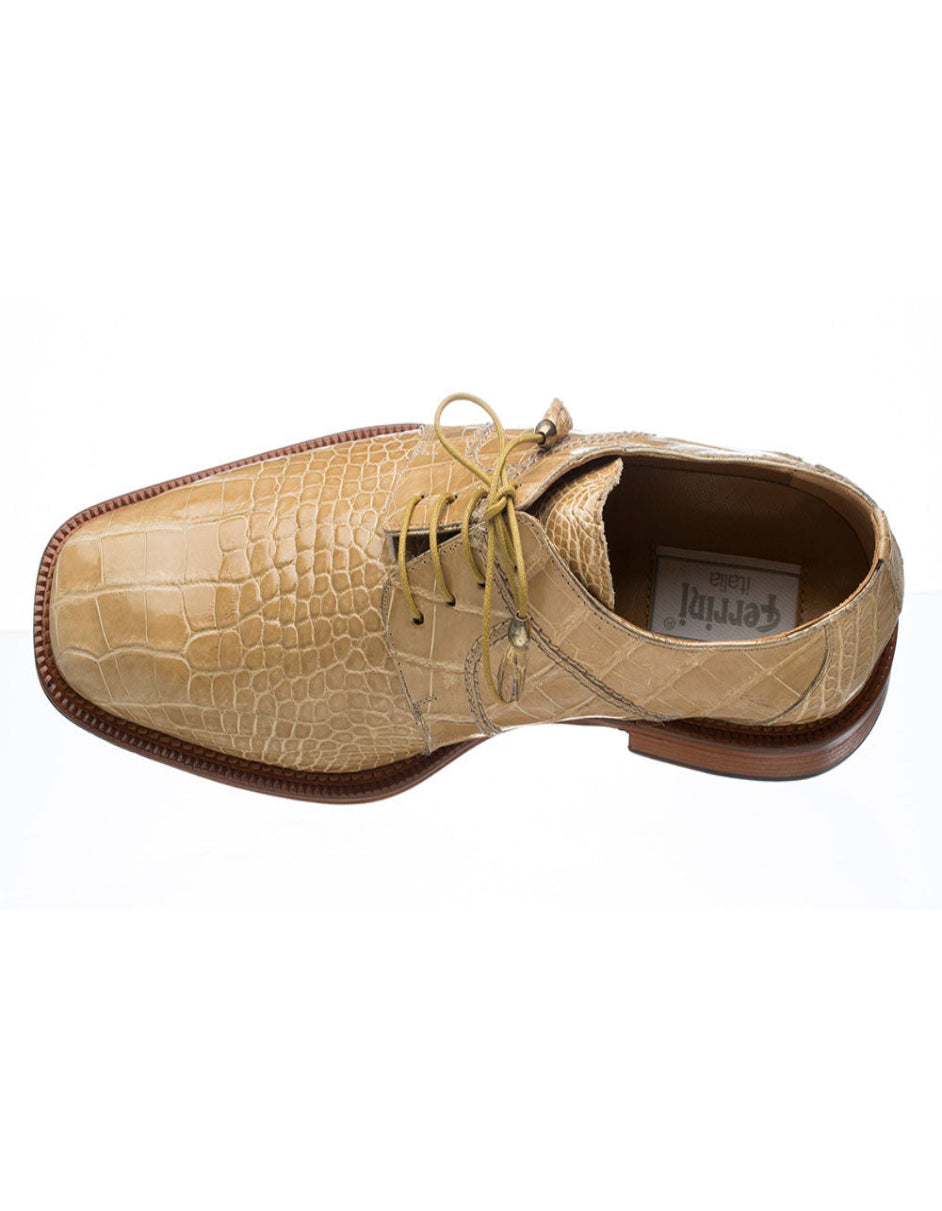 Ferrini Shoes - Mens Alligator Dress Shoe - Ferrini 205 Belly Alligato ...