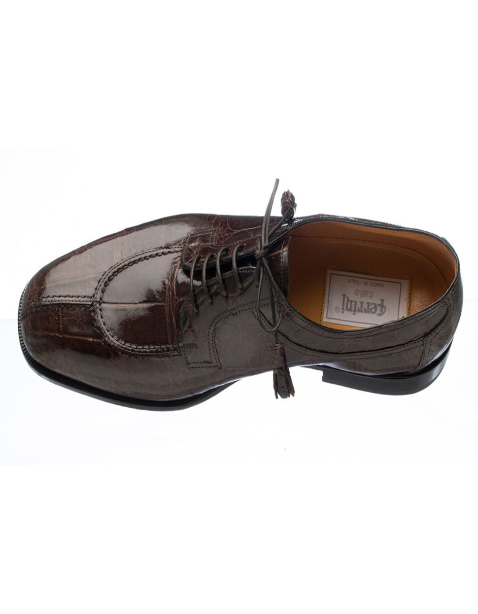 Ferrini Shoes - Mens Alligator Dress Shoe - Ferrini 3520 Belly Alligat ...