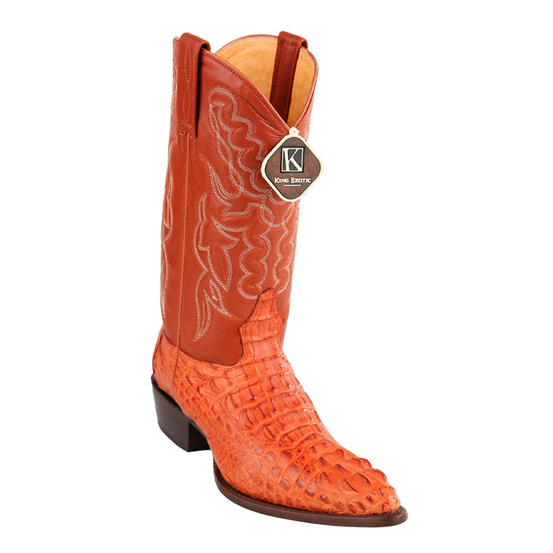 Mens King Exotic Caiman Hornback Cowboy Boots Cognac (4980203 ...