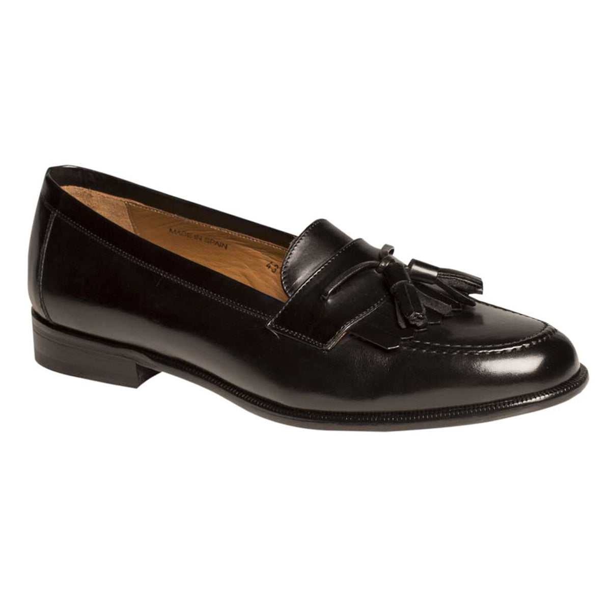 Mens Mezlan Santander Classic Tassel Loafer Dress Shoe in Black ...