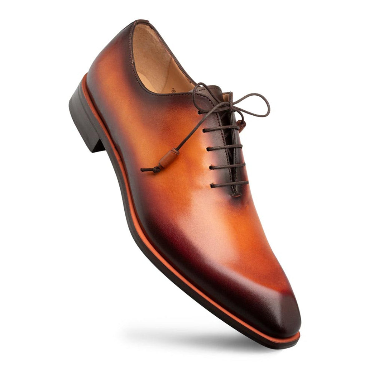 Mezlan Temi Cognac/Rust Monk Strap Shoes — Menssuitsatlanta