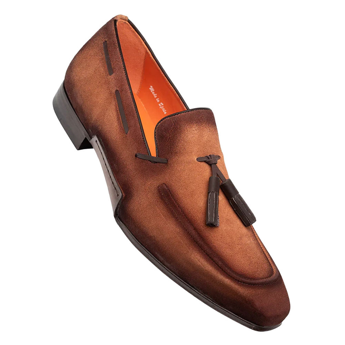 Mezlan Temi Cognac/Rust Monk Strap Shoes — Menssuitsatlanta