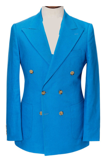 Turquoise Linen Blazer - Light Blue Linen Summer Sport Coat ...