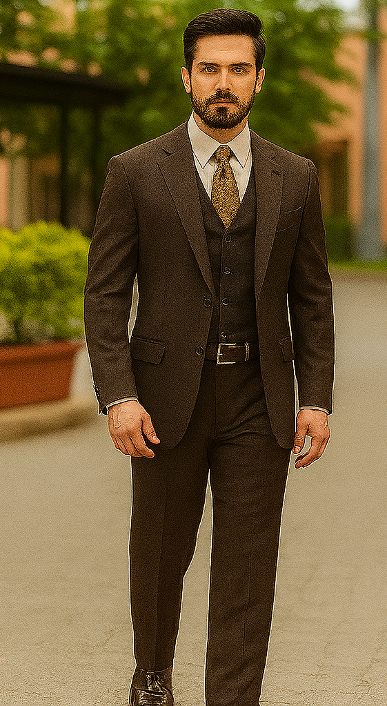 Apollo King Suit Men's Light Brown Suit — Menssuitsatlanta