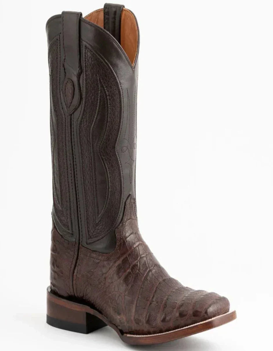 Ferrini Men's Dakota Belly Caiman Western Boots - Square Toe Handcraft ...