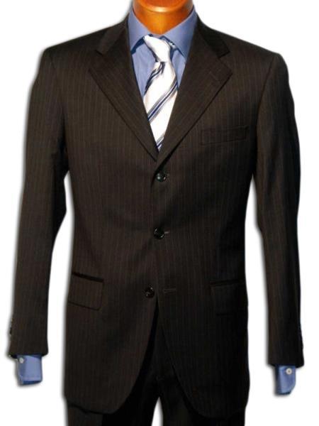 Mens 3 Button Blazer - Three Button Black Sport Coat - Side Vented - W ...
