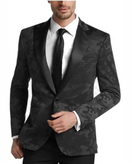 Army Green Tuxedo - Patterned - Two Toned Vested Olive Green Tuxedo ...