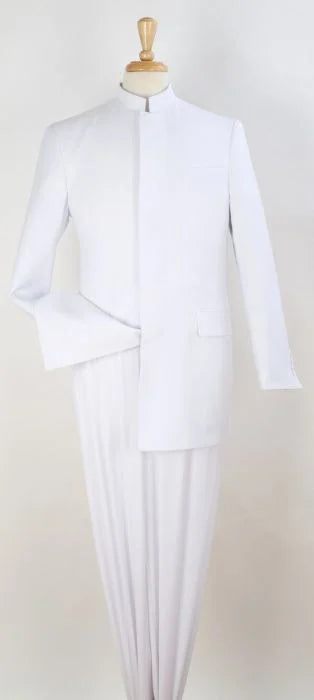 Apollo King Men's Outlet 2 Piece Nehru Style Suit Hidden Buttons ...