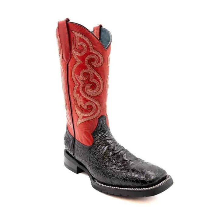Men's Ferrini Kai Sea Turtle Print Boots Handcrafted Black 42593-04 ...