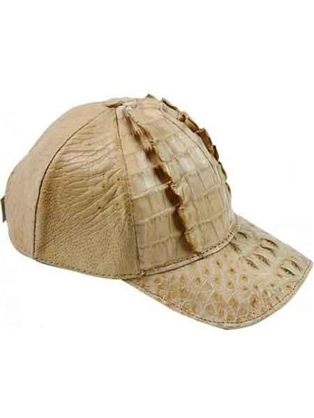 Genuine Beige Baseball Cap CACHUCHA DE COCODRILO Ostrich World Best Al ...