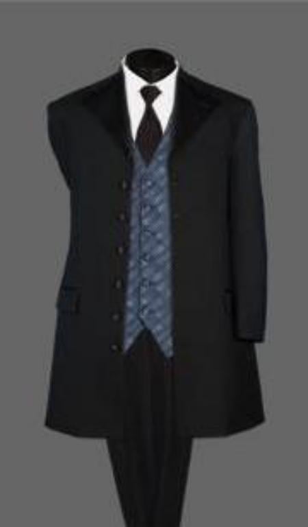 Long Fashion Tuxedo Suit For Men — Menssuitsatlanta