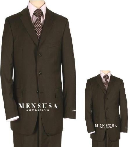 Men's Black front Buttoned back pockets Jacket — Menssuitsatlanta