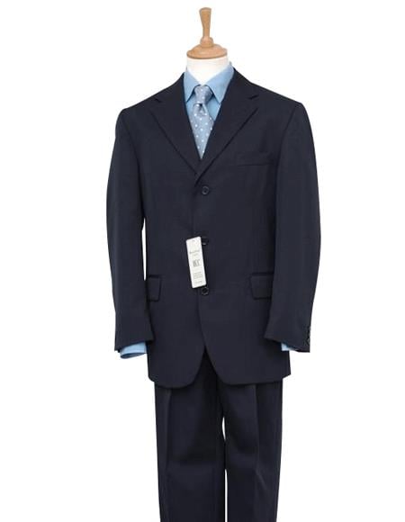 Men's Dark Navy Blue Suit For Men Discount Dress 2/3/4 Button Cheap Pr ...