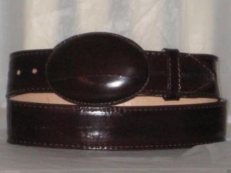 Genuine Authentic Faded Brown Eel Skin Western Cowboy Belt ...