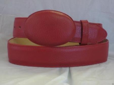 Genuine Authentic Red Deer Western Cowboy Belt — Menssuitsatlanta