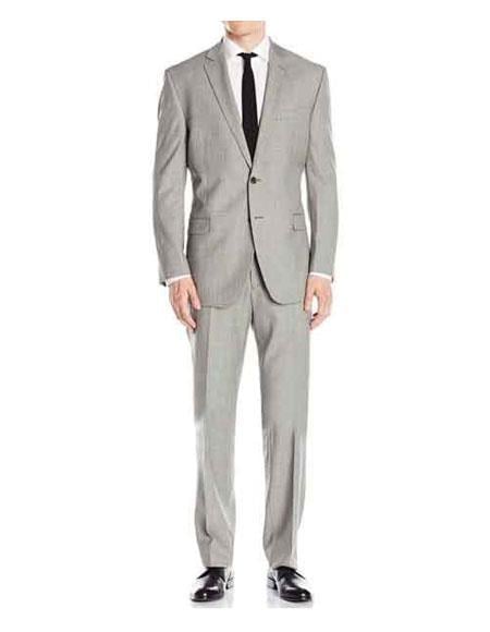 Men's Hitman Bodyguard Ryan Renolds Grey 2 Button Suit — Menssuitsatlanta