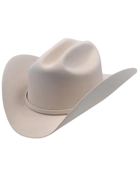 Silver Belly Wool and Beaver Felt Los Altos Hats Valentin Style ...