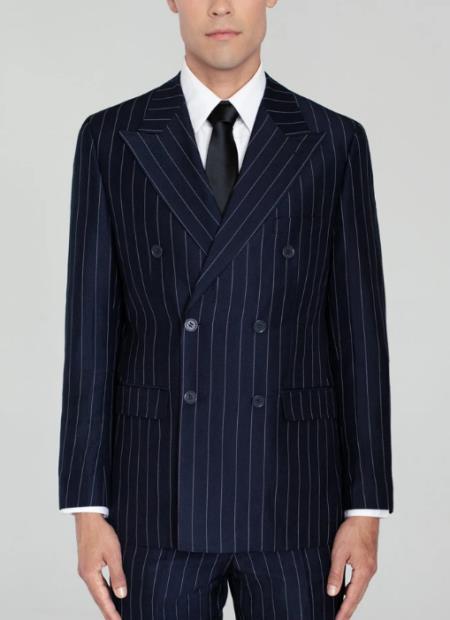 Pinstripe Suits - Pattern Suit — Menssuitsatlanta