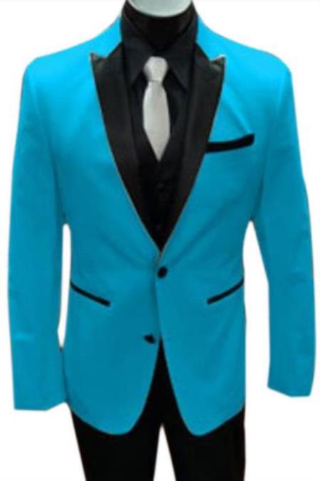 Tiffany Blue Wedding Suit - Tiffany Blue Tuxedo — Menssuitsatlanta
