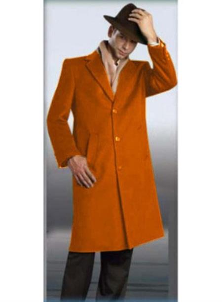 Bright Orange Suit With Pants - Light Orange Suit — Menssuitsatlanta