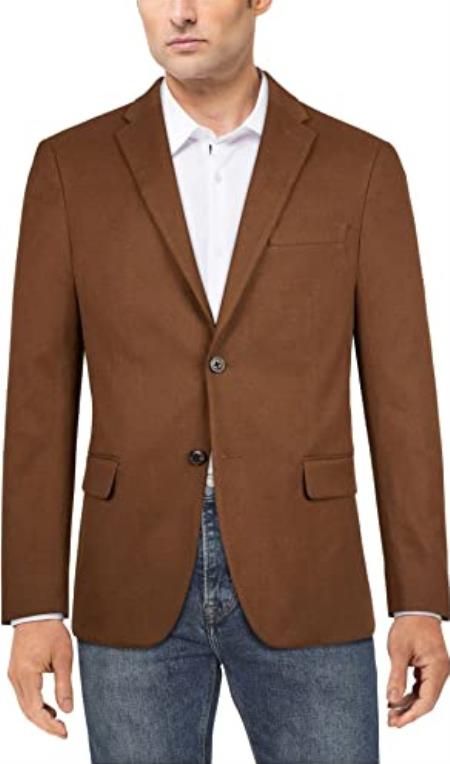 Mens Vicuna Sport Coat - Vicuna Camel Color Blazer And Cashmere Fabric ...