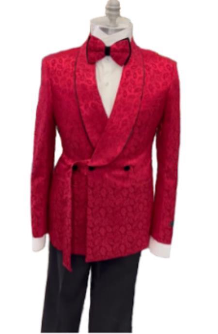 Mens Red Tuxedo Jacket - Red Dinner Jacket — Menssuitsatlanta