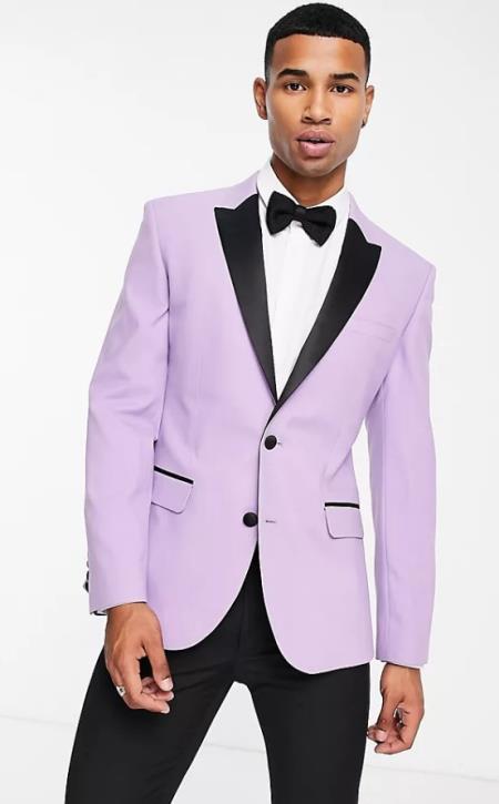 Lavender Prom 2025 Tuxedo Suit — Menssuitsatlanta