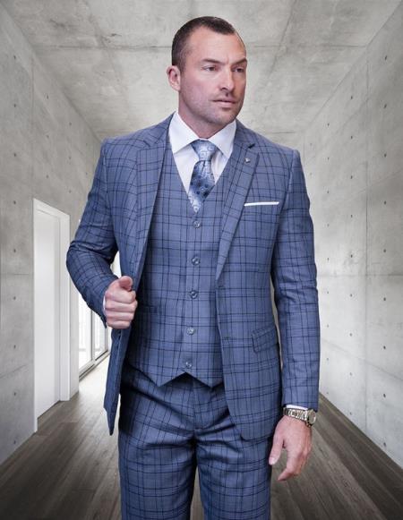 Statement Suits Grey — Menssuitsatlanta